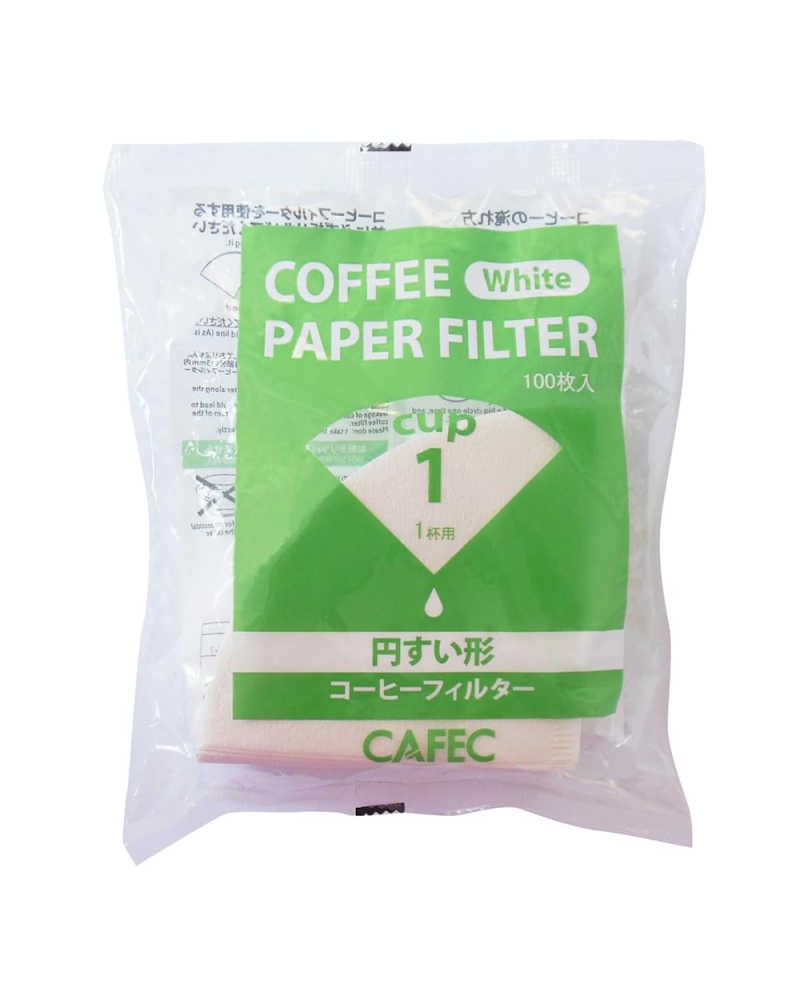 Cafec Cone Shaped Paper Filters 01: Brew Great Coffee
